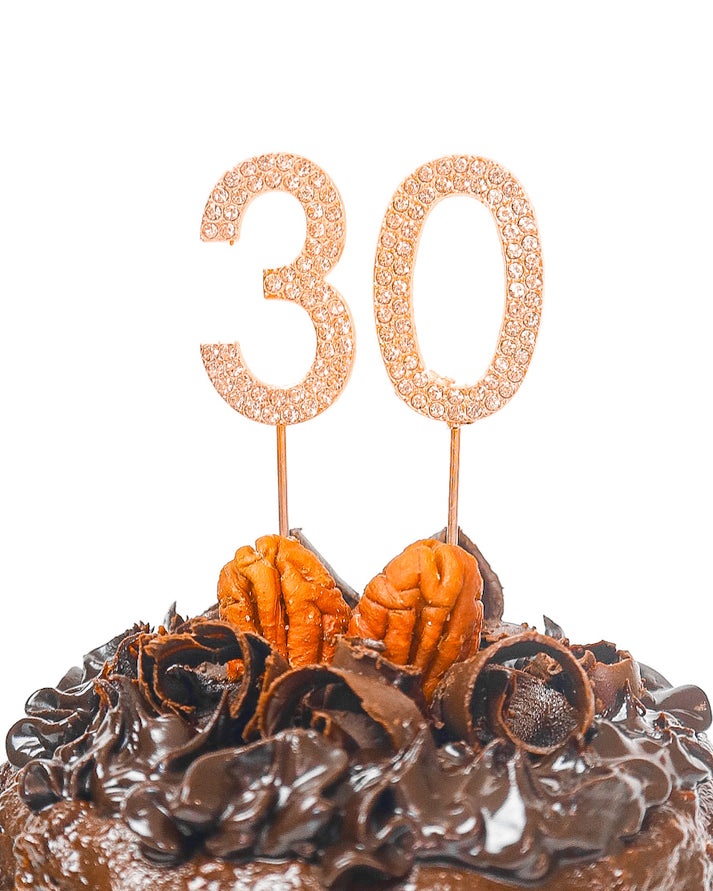 Rhinestone Number Cake Topper (Sold Per Number) – Healthy Bean